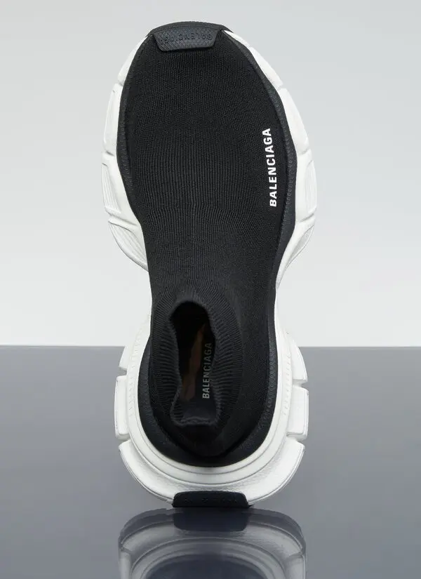 Balenciaga 3xl Knit Sock Sneakers - Black