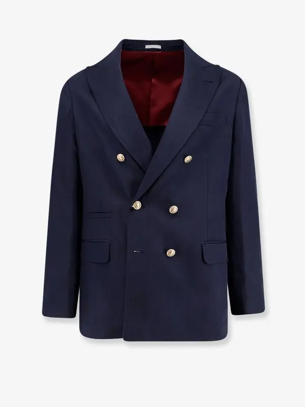 Brunello Cucinelli Silk And Linen Blazer