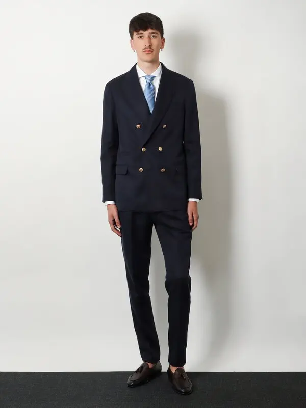 Brunello Cucinelli Silk And Linen Blazer