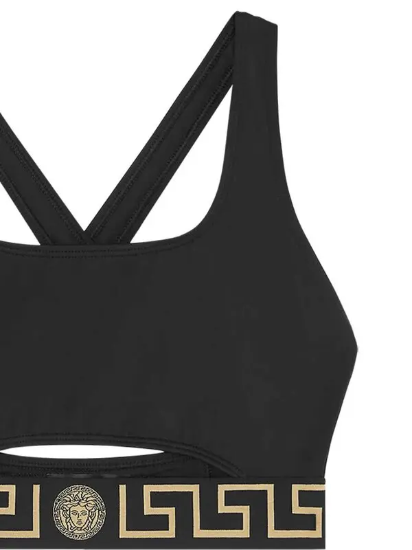 Versace Greca Bikini Top