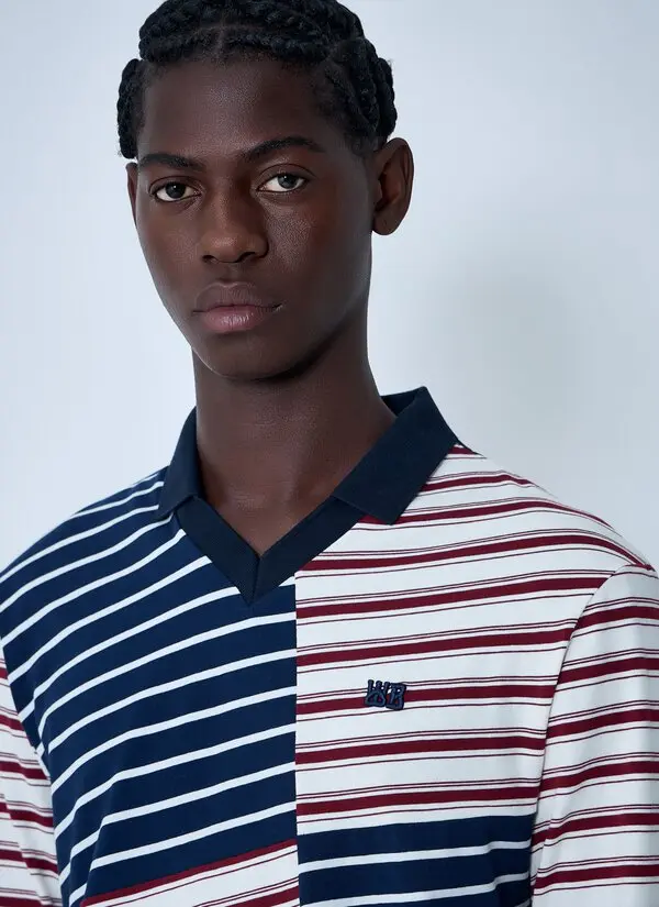 WALES BONNER Logo Motif Polo Shirt