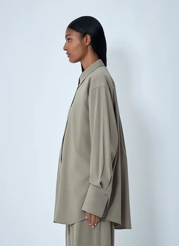 TOTEME Classic Tuxedo Shirt - Cream