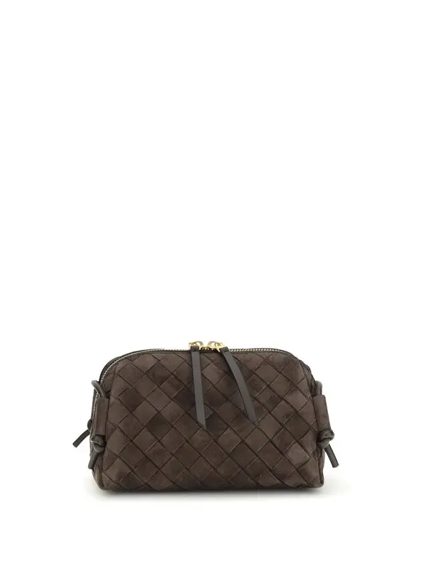Bottega Veneta Mini Loop Shoulder Bag - Brown