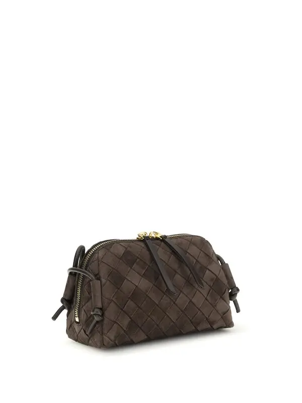 Bottega Veneta Mini Loop Shoulder Bag - Brown