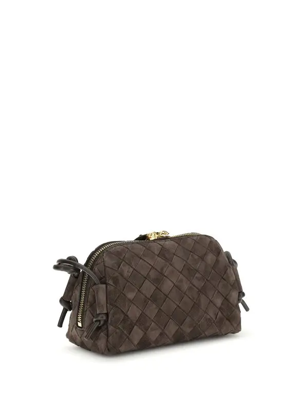 Bottega Veneta Mini Loop Shoulder Bag - Brown