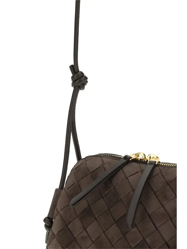 Bottega Veneta Mini Loop Shoulder Bag - Brown