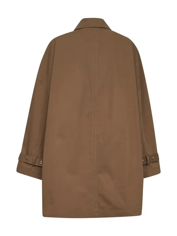 TOTEME Hazel Organic Cotton Oversized Trench Jacket - Multicolor