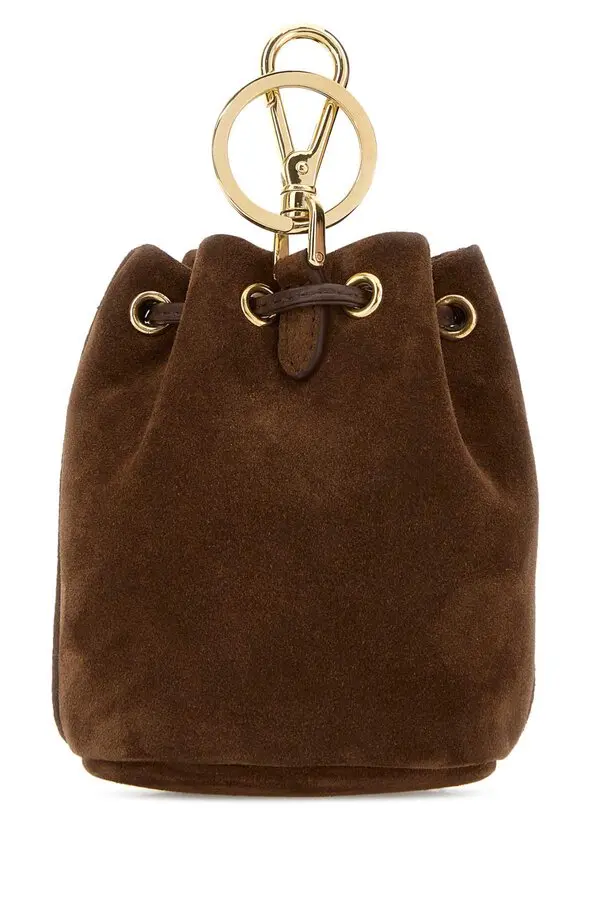 Prada Suede Pouch - Brown