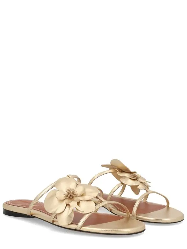 Zimmermann Sandal Orchid Leather - Gold