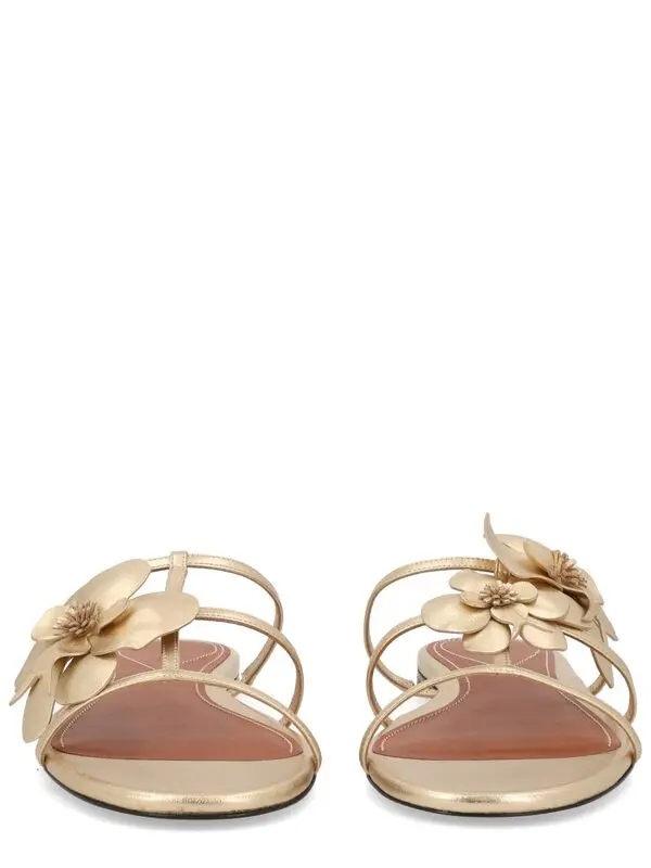 Zimmermann Sandal Orchid Leather - Gold
