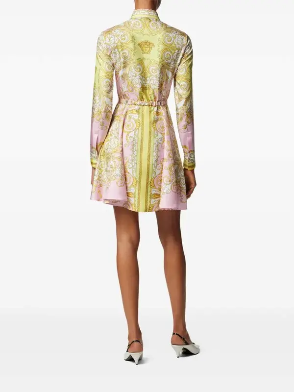 Versace Baroque Print Midi Dress