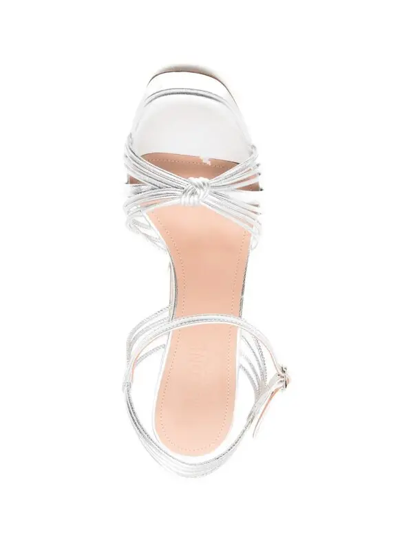 MALONE SOULIERS Lucille Platform Sandals - Silver