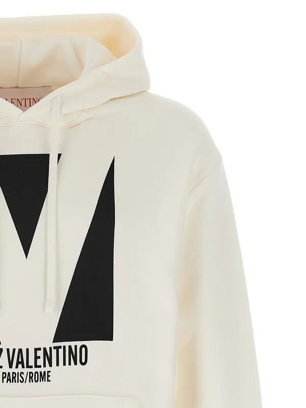 Valentino Garavani Oversized Hoodie With 'chez Print