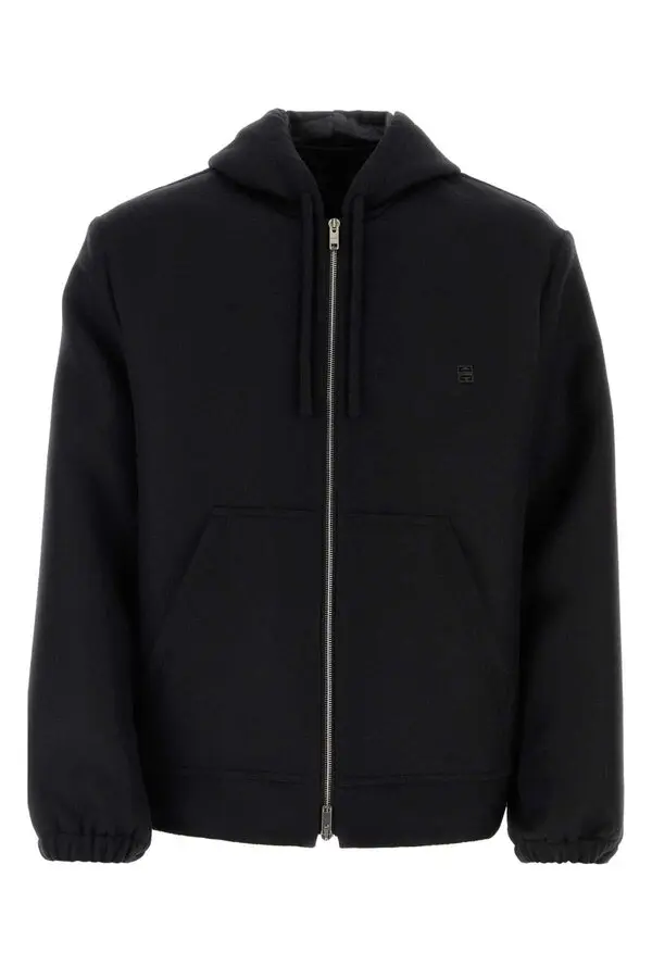Givenchy Wool Blend Sweatshirt - Black