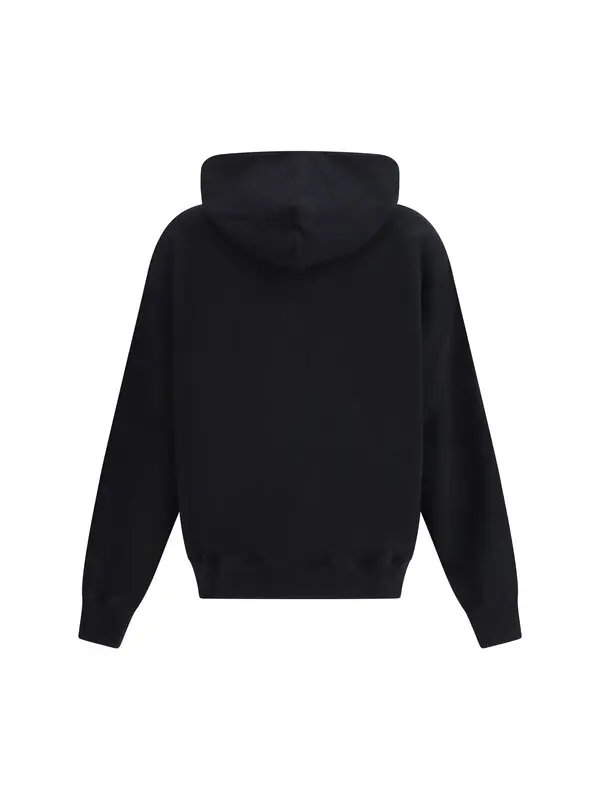 Off-White Skate Hoodie With Printed Logo - Black