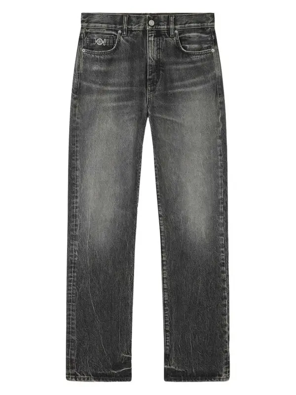 Versace With Logo Appliqu - Gray