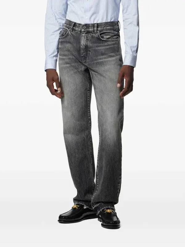 Versace With Logo Appliqu - Gray