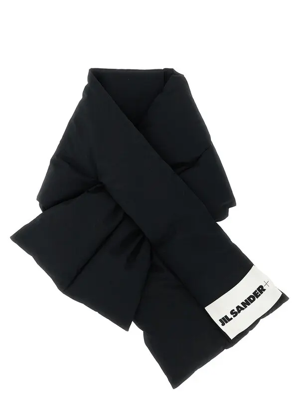 JIL SANDER Down Scarf 01' Scarf - Black