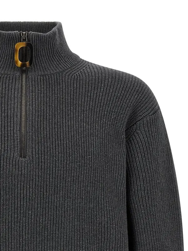 JW Anderson Half-zip Sweater - Gray