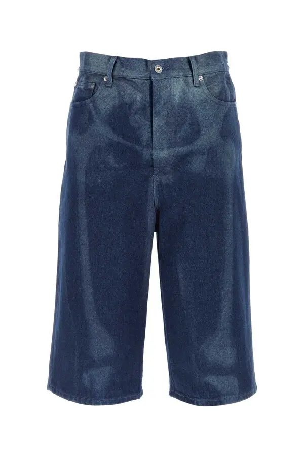 Off-White Bermuda Shorts - Multicolor