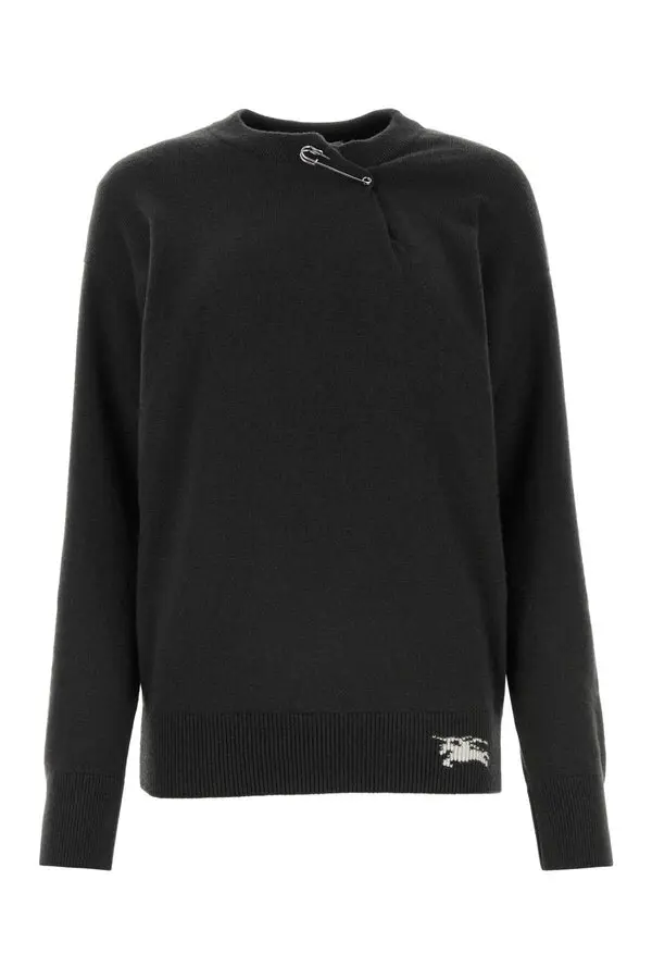 Burberry Anthracite Cashmere Sweater - Gray