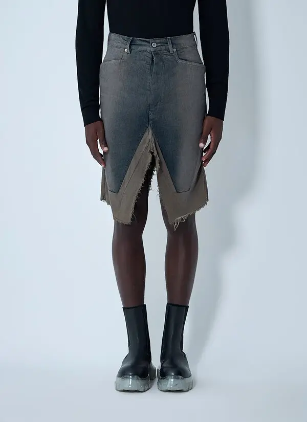 Rick Owens Slivered Midi Skirt