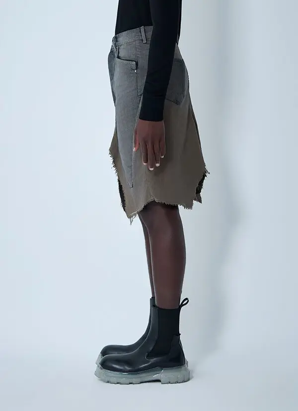 Rick Owens Slivered Midi Skirt