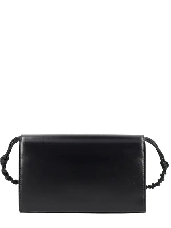 JIL SANDER Tangle Wallet With Logo - Black