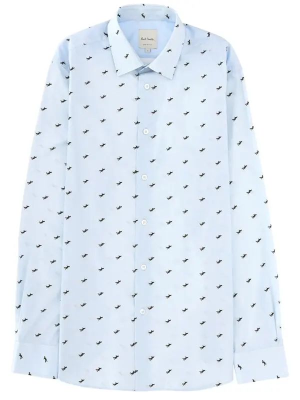 Paul Smith Printed Shirt - Blue