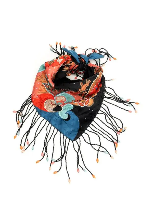 Etro Silk Scarf With Print - Multicolor