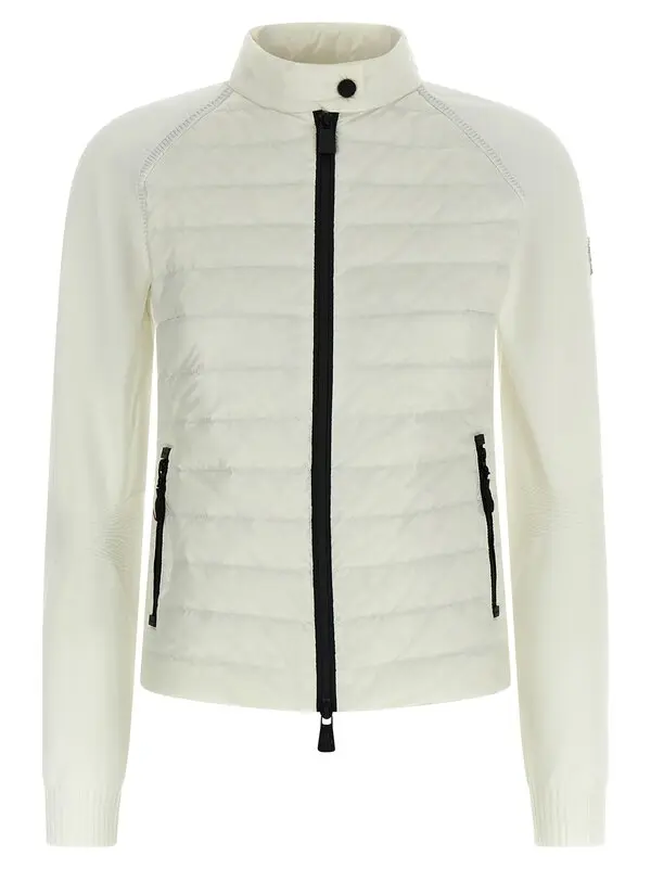 Moncler Padded Zip-up Cardigan - White