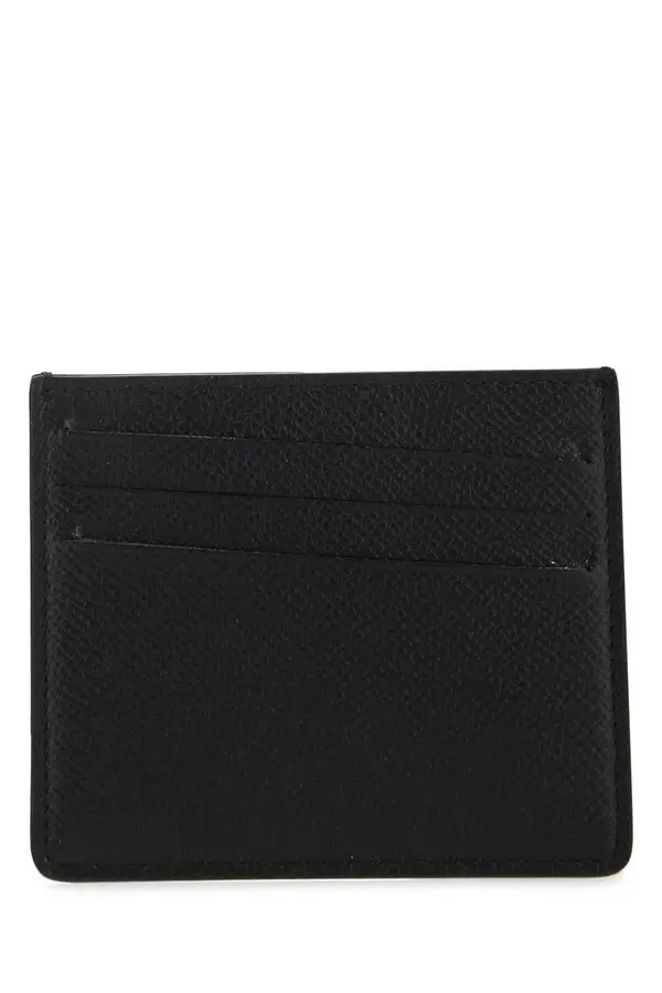 MAISON MARGIELA Leather Card Holder - Black