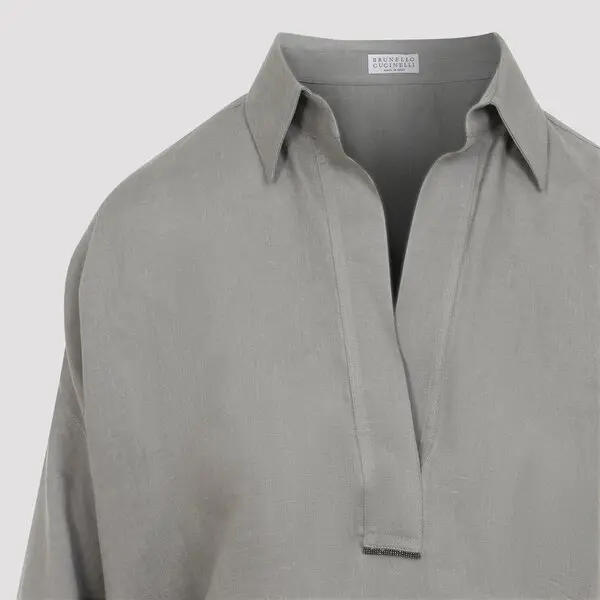 Brunello Cucinelli Linen Blouse