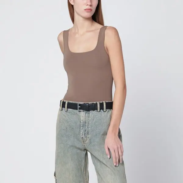 ENTIRE STUDIOS Viscose-blend Top - Cream