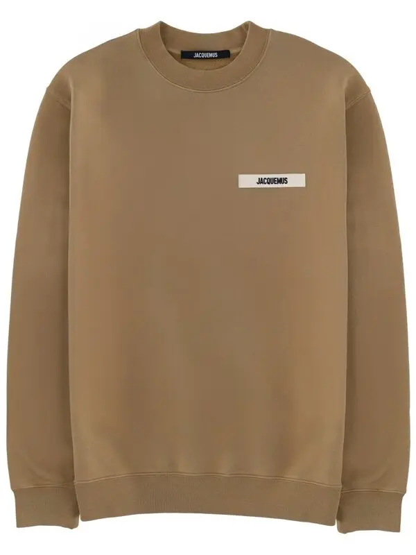 Jacquemus Grosgrain Logo Sweatshirt - Cream