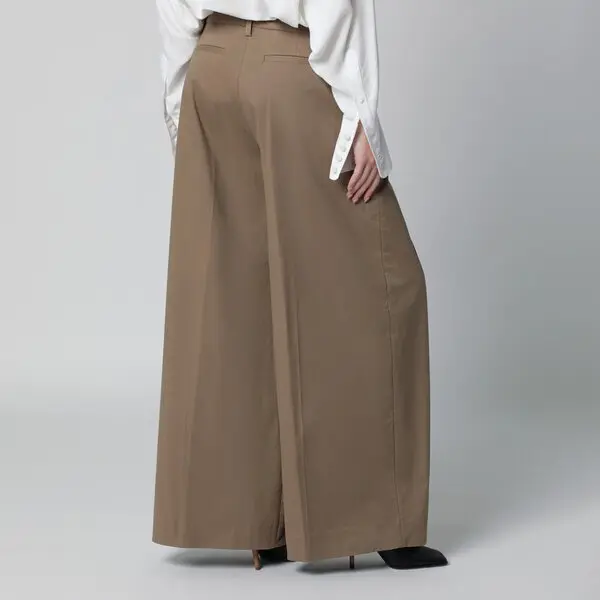 THELATEST Cognac Cotton Deva Trousers