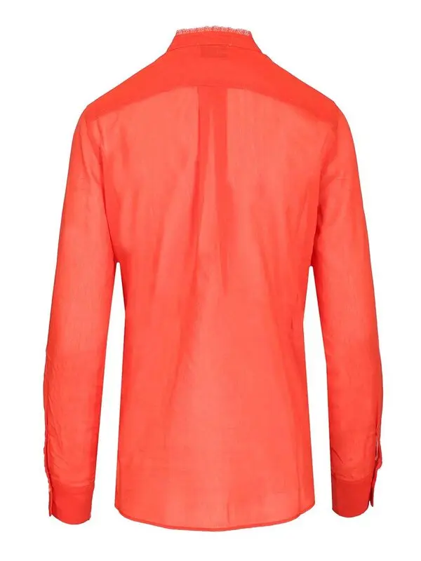 FORTE_FORTE Serafino" Cotton Silk Voile Shirt