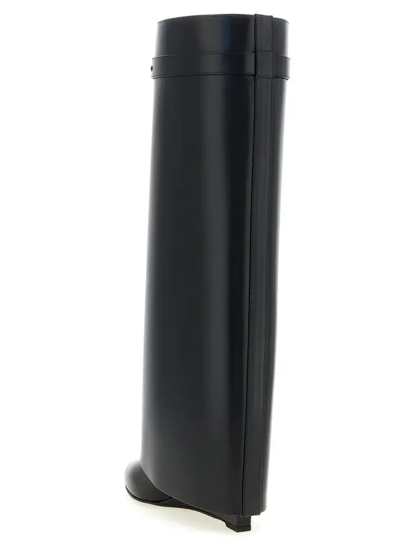 Givenchy Shark Pinch Wedge Boots - Black