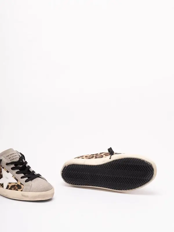 GOLDEN GOOSE Super-star Leopard Print Sneakers