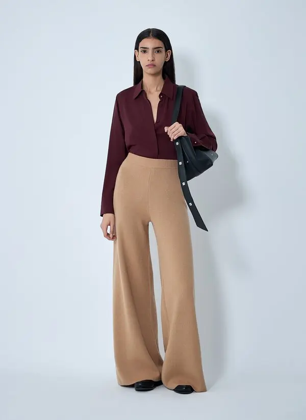 Max Mara Silk Button-down Shirt - Red