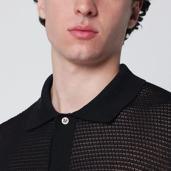 Tagliatore Openwork Cotton Short Sleeve Cardigan
