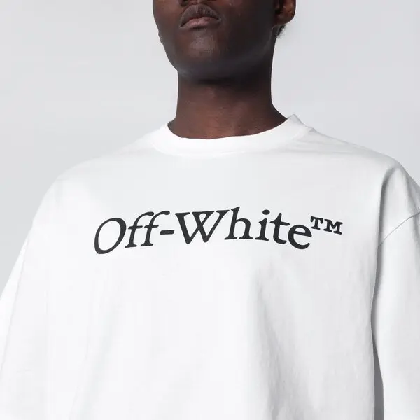 Off-White T-shirt With Logo Print - White