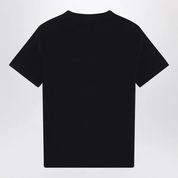 Stone Island Navy T-shirt With Logo Patch - Blue