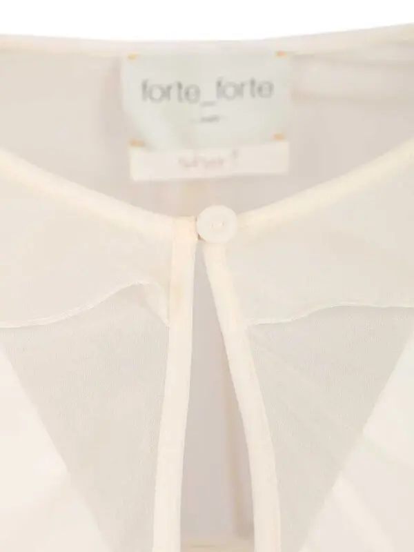 FORTE_FORTE Ruffled Chiffon Shirt