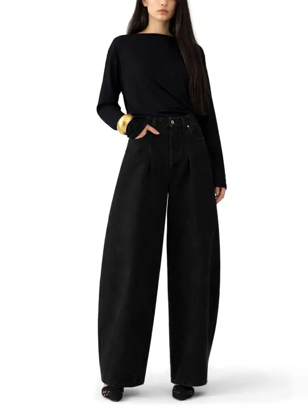 Jacquemus Oval Jeans - Black