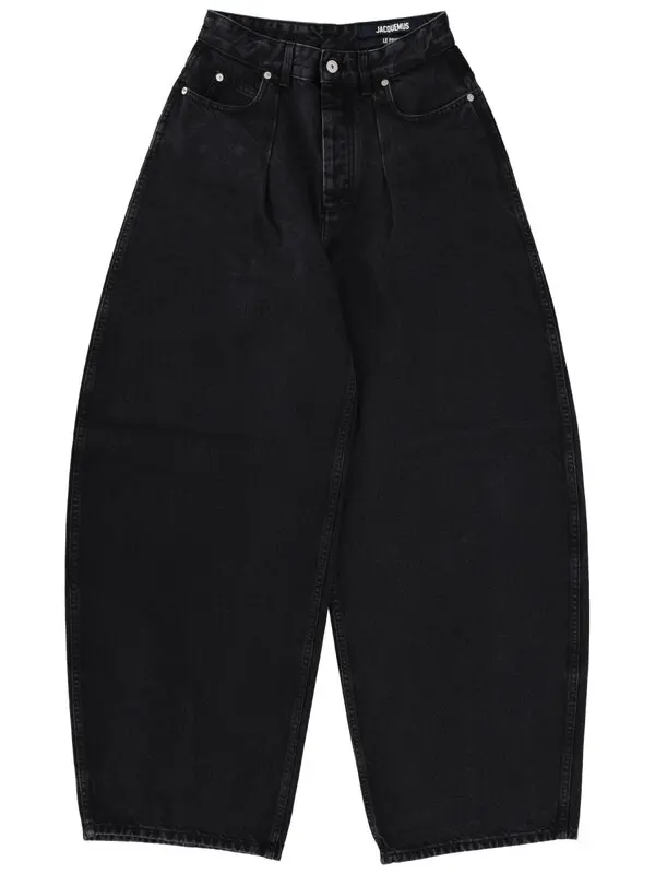 Jacquemus Oval Jeans - Black