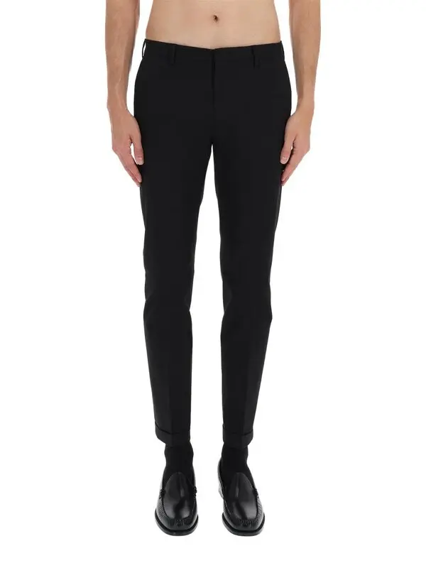 Paul Smith Tailored Organic Cotton Blend Pants