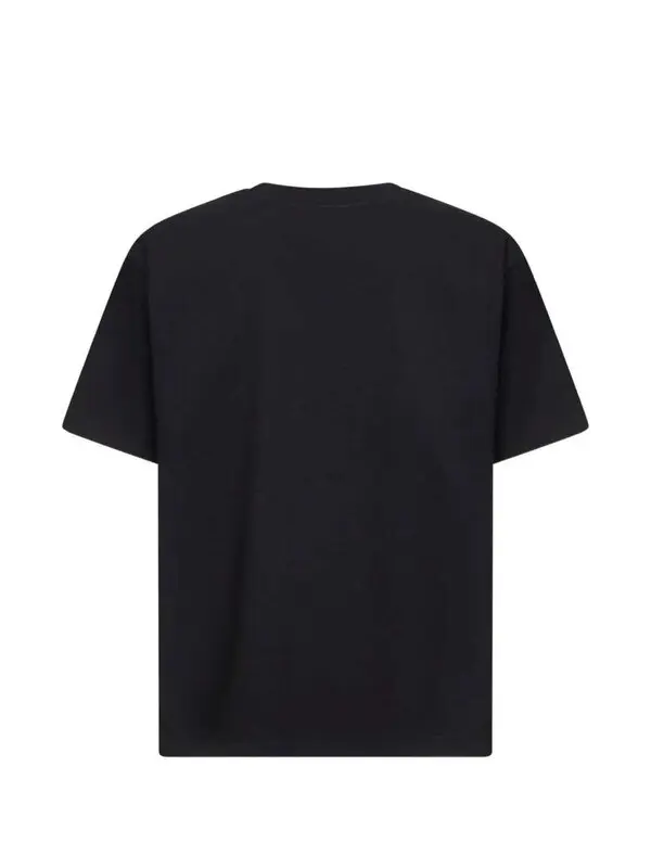 Stone Island T-shirt With Logo Patch - Black