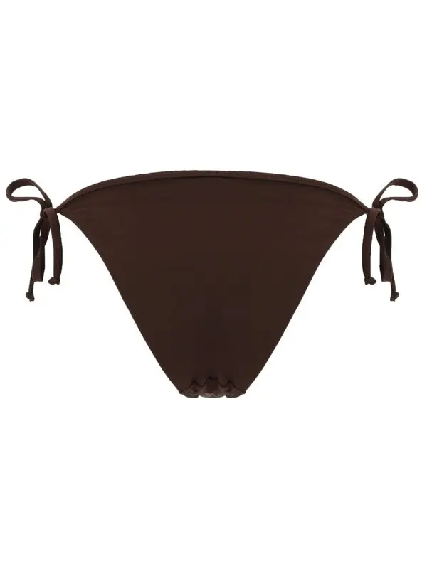DIESEL® Slip Bikini With Oval Detail - Brown