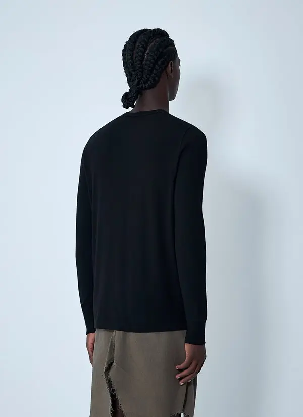 Rick Owens Long Sleeve Technical Knit Sweater